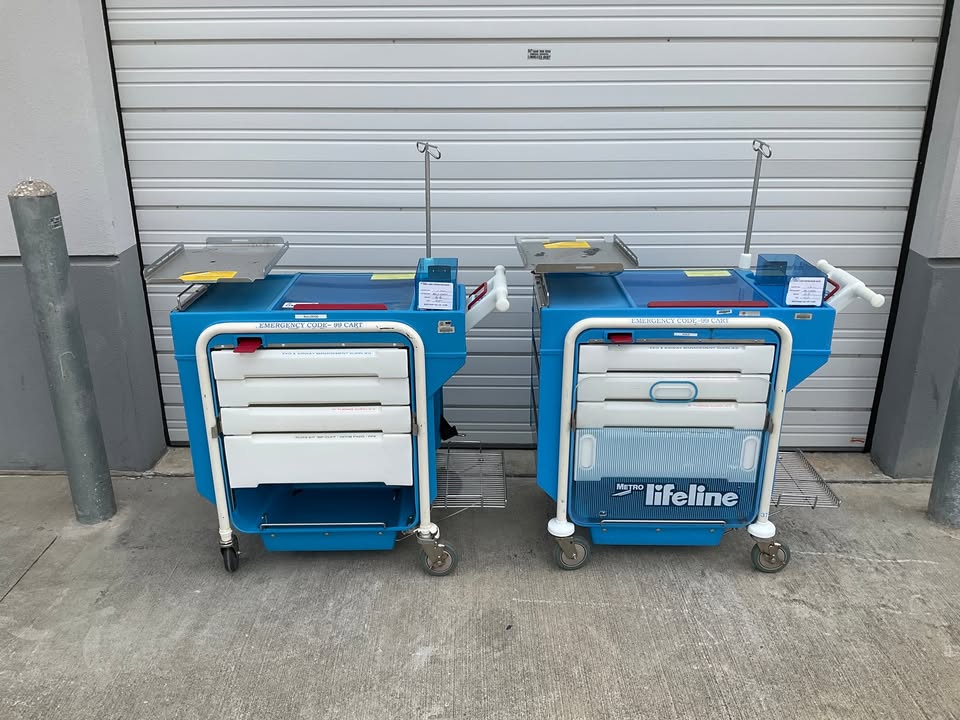 (2) Metro Crash Carts | Surplus Marketplace