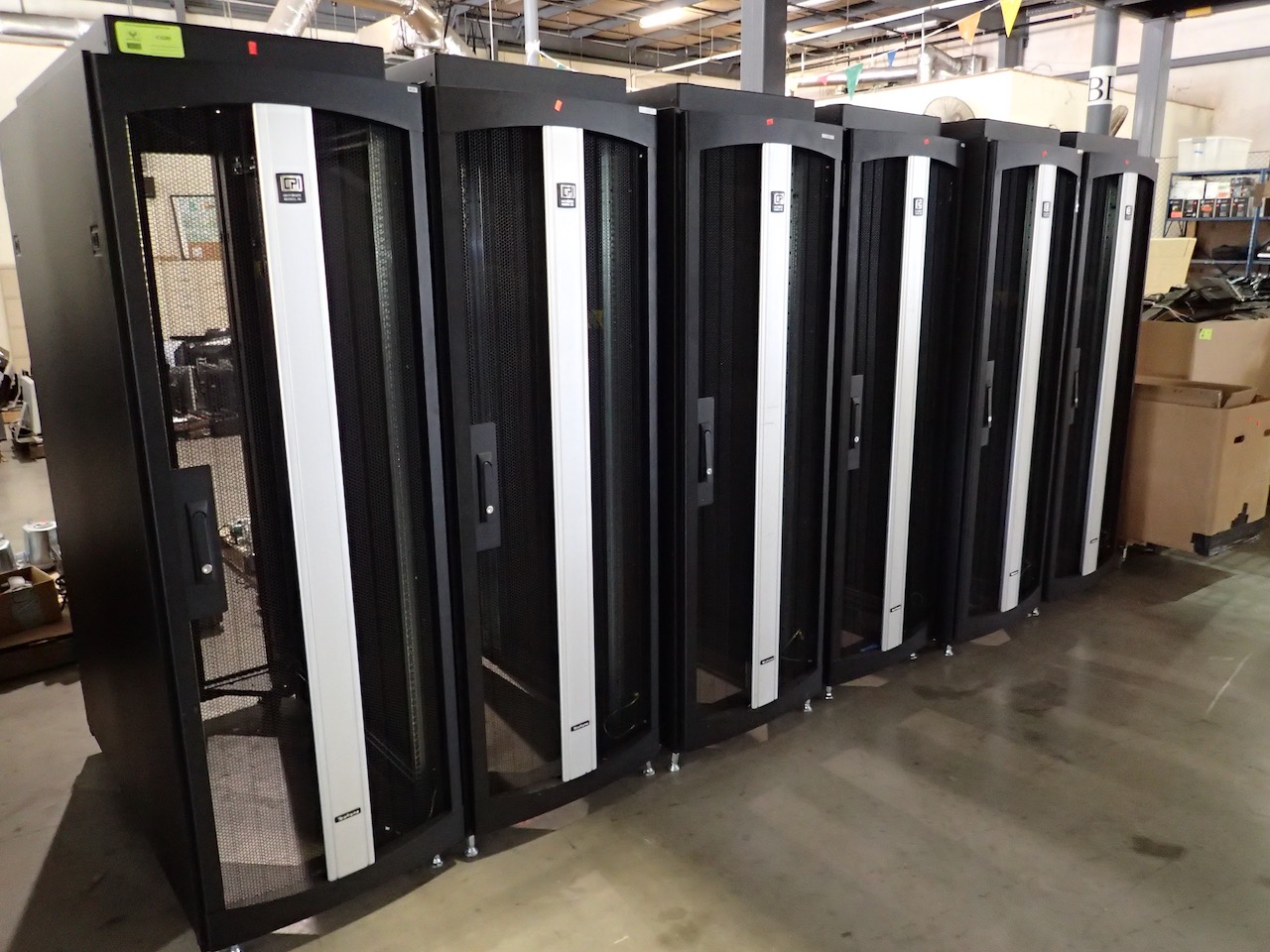 (6) Chatsworth Products, Inc. CPI Computer Server racks | Surplus ...
