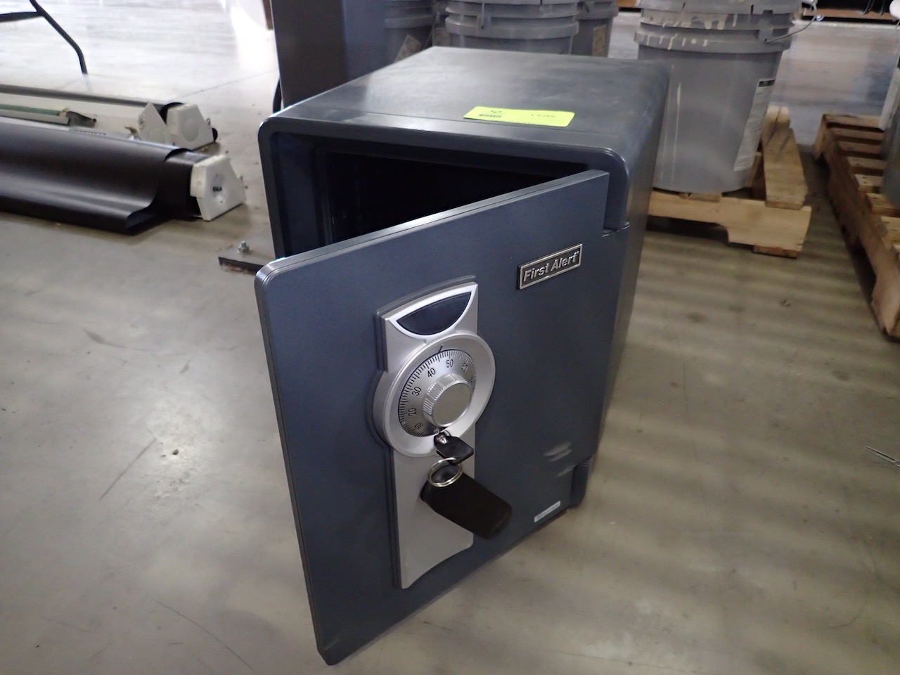 (1) First Alert Safe With Key, Combination Unknown | Surplus Marketplace
