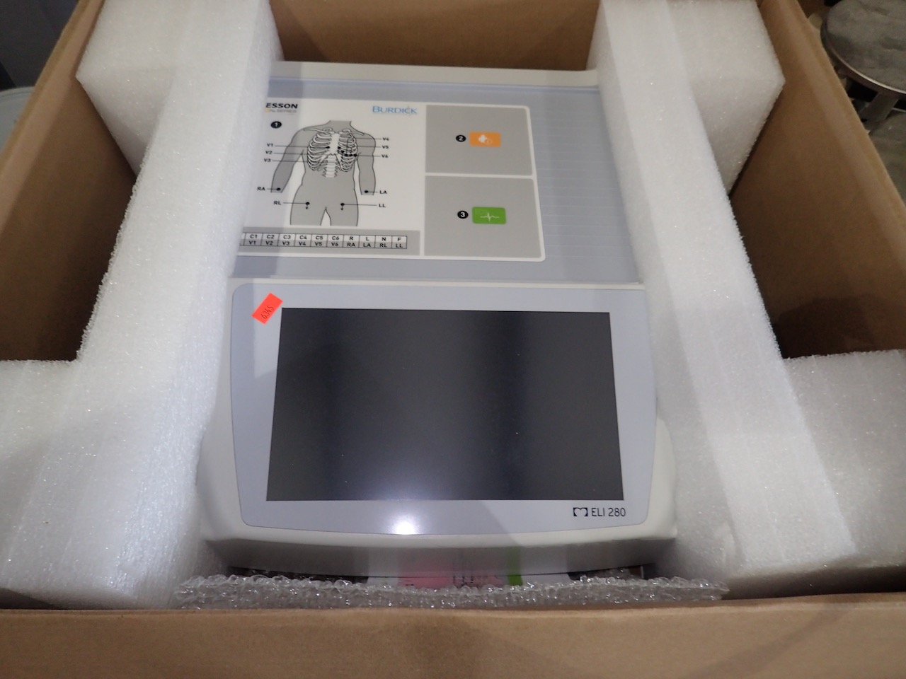 (1) Burdick McKesson Eli 280 ECG Machine, Unused in Box With Manual ...