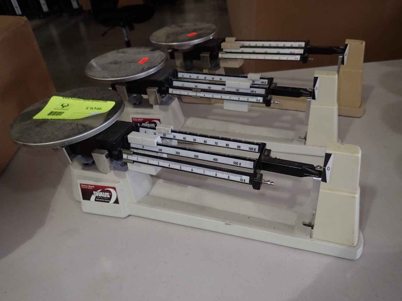 (3) Ohaus Triple Beam Scales | Surplus Marketplace