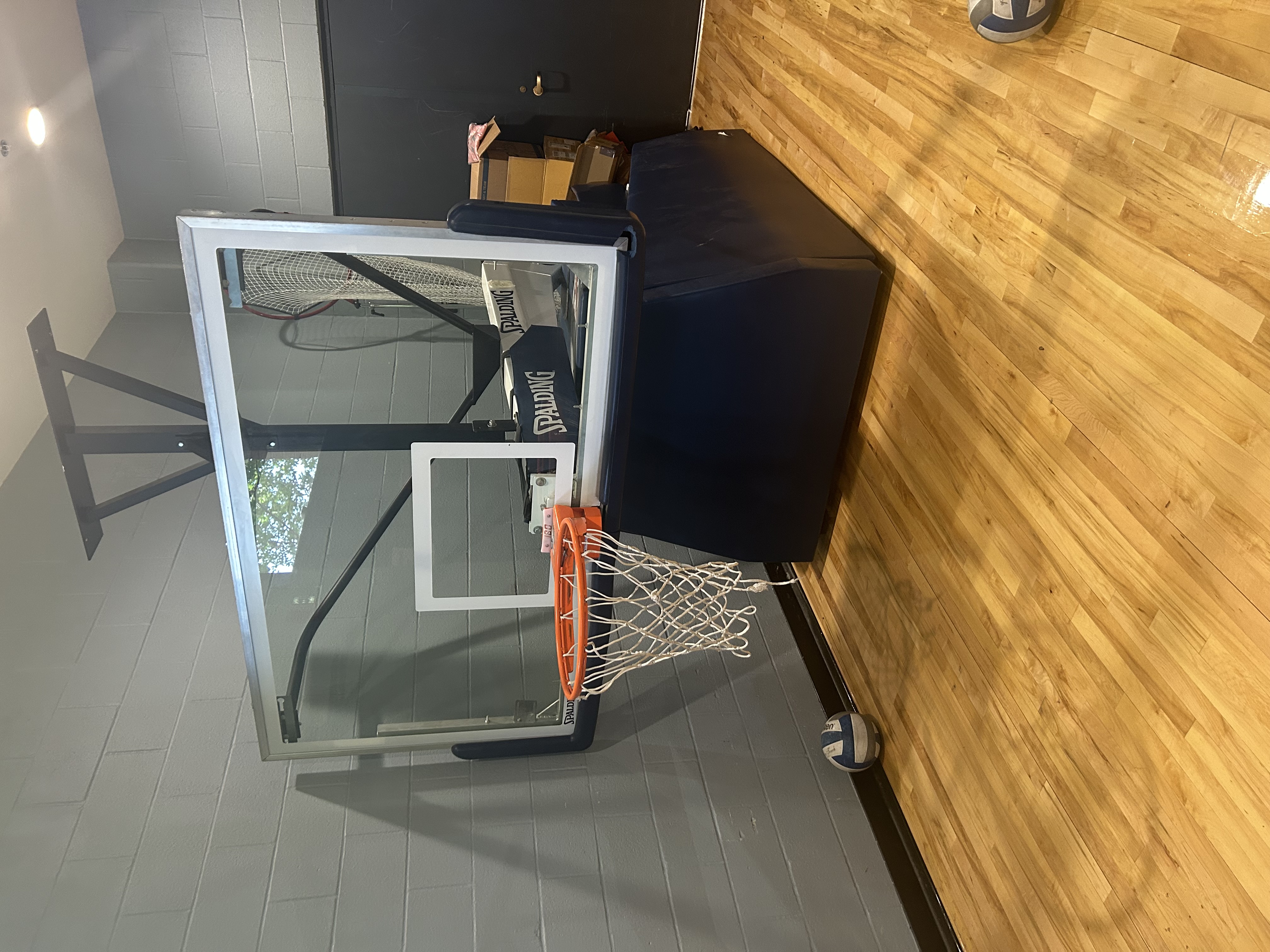 (2) Portable Spalding Arena 72in Basketball Hoops | Surplus Marketplace