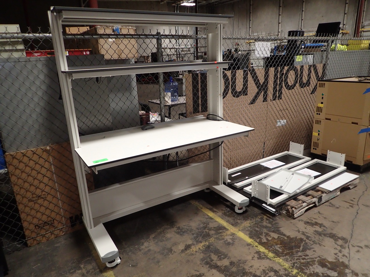 (1) Chemical Resistant Laboratory Workstation With Extra Parts ...