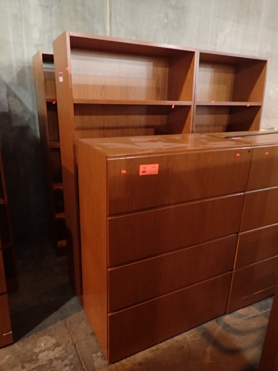 (2) Bookcases and (3) Filing Cabinets | Surplus Marketplace