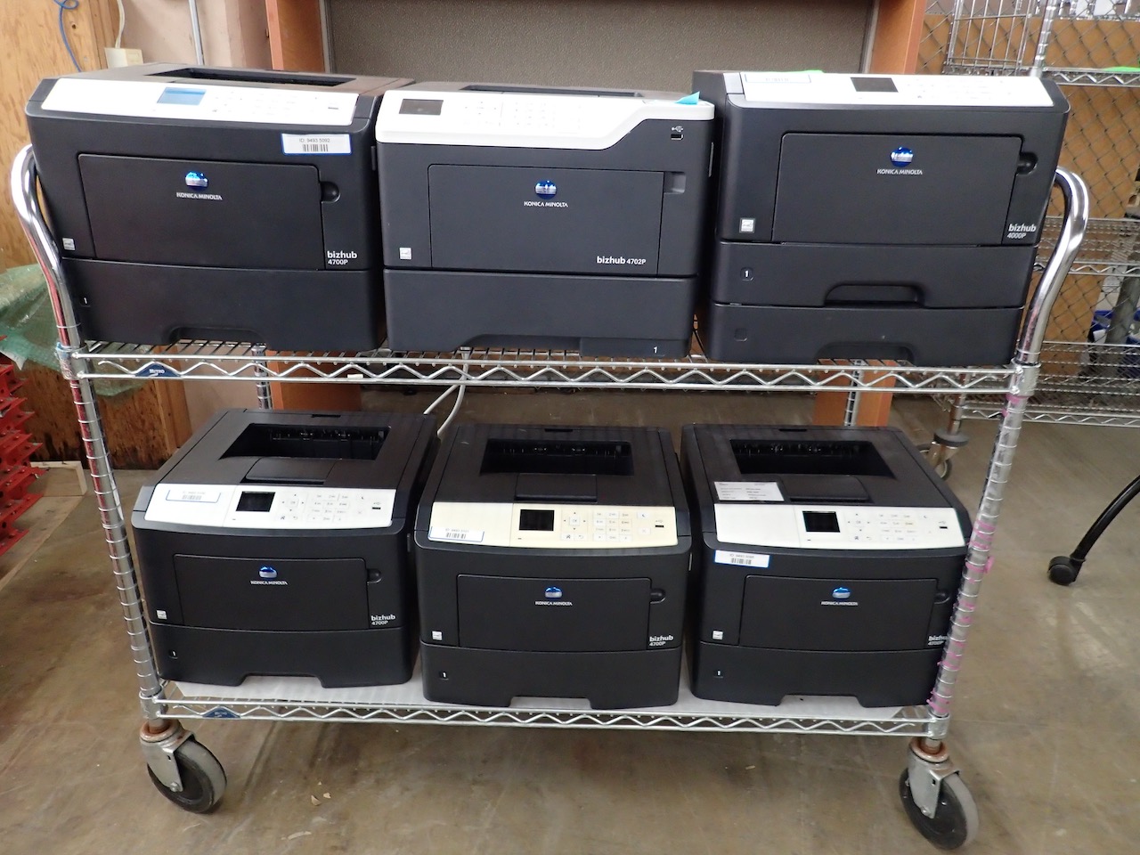 (6) Konica Minolta Printers | Surplus Marketplace
