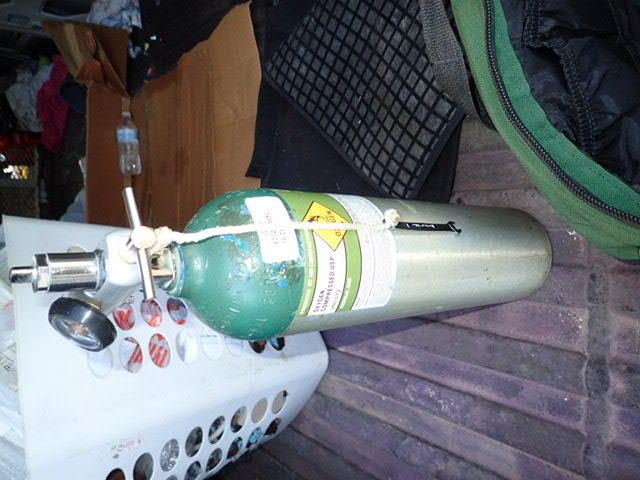 (1) Medical O2 Tank w/ | Surplus Marketplace