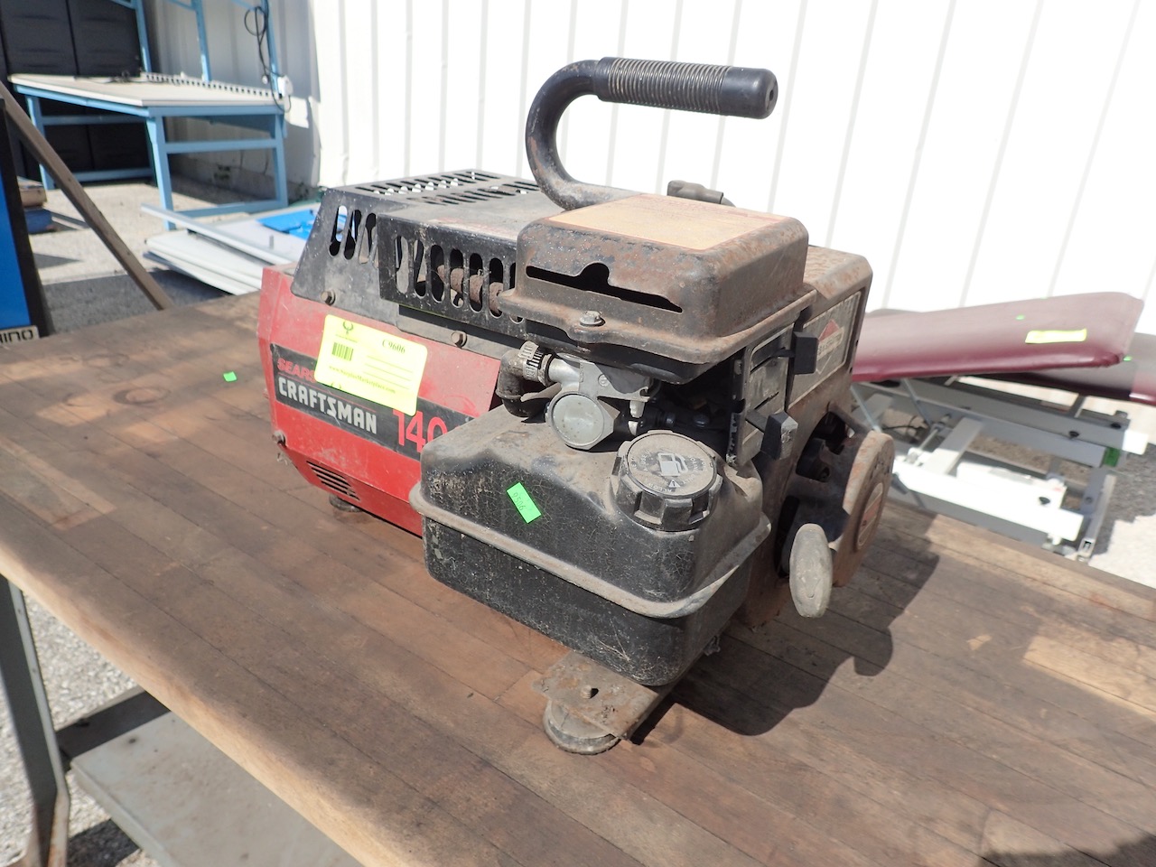 (1) Sears Craftsman 1400 Watt Generator With Workbench | Surplus ...