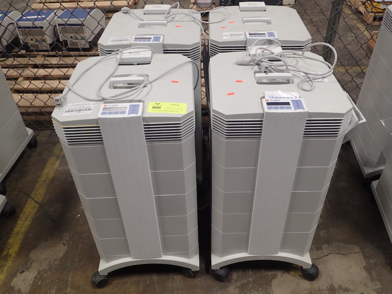 (4) IQAir High Performance Air Cleaning System Purifiers | Surplus ...