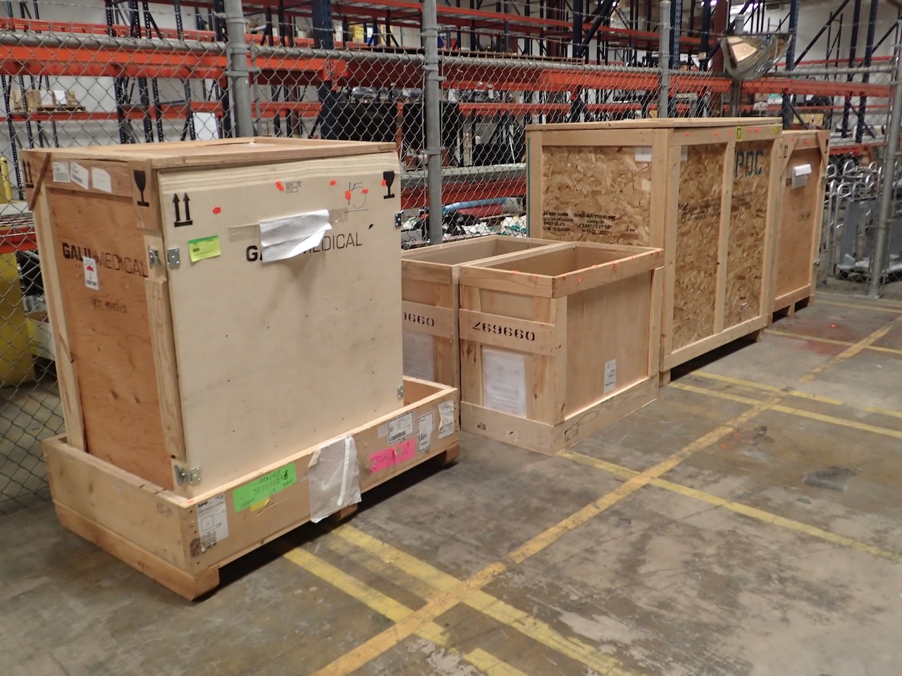 (5) Assorted Wooden Crates | Surplus Marketplace