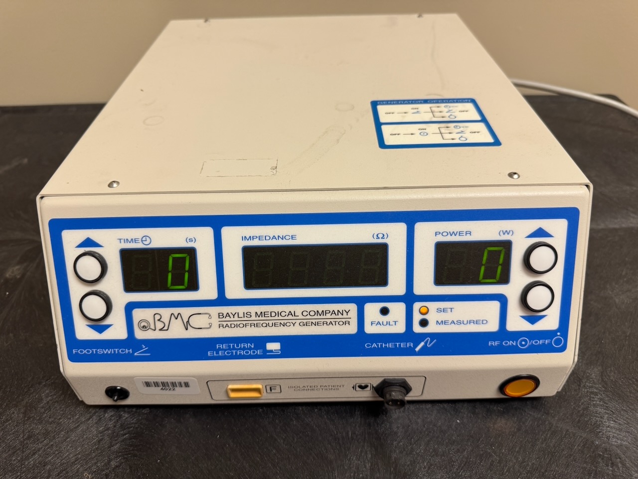 (1) Baylis Medical Radiofrequency Generator | Surplus Marketplace