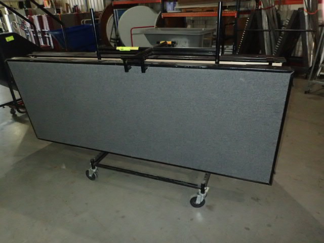(6) 8'X3' Stage Platform Risers | Surplus Marketplace
