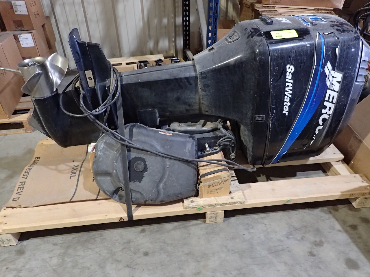 (1) Mercury Smartcraft 150 Outboard Boat Motor | Surplus Marketplace