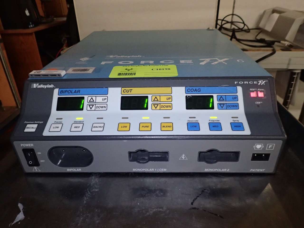 (1) Valleylab Force FX Electrosurgical Generator | Surplus Marketplace