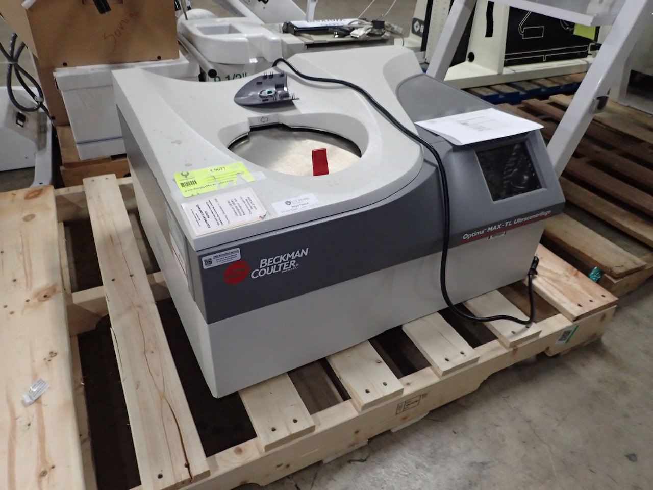 (1) Beckman Coulter Optima Max-TL Ultracentrifuge (Warehouse) | Surplus ...