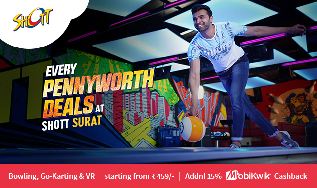 SHOTT Surat Price List, Entry Fees, Timings, Bowling, Go Karting ...