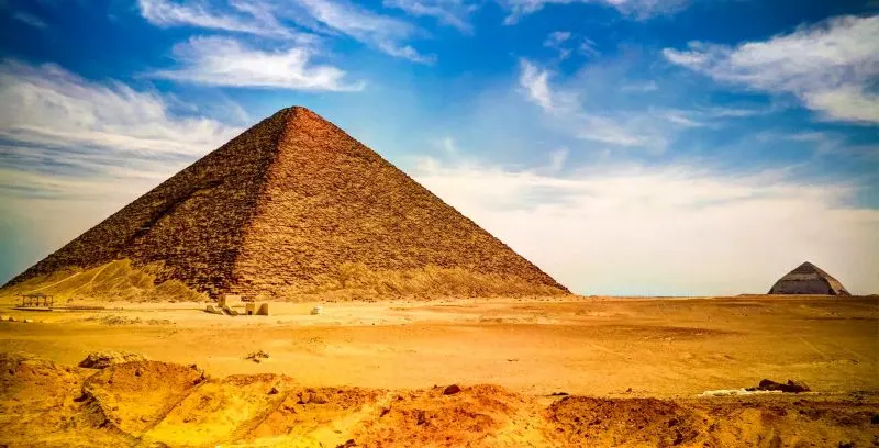 La Piramide Rossa di Snefru a Dahshur