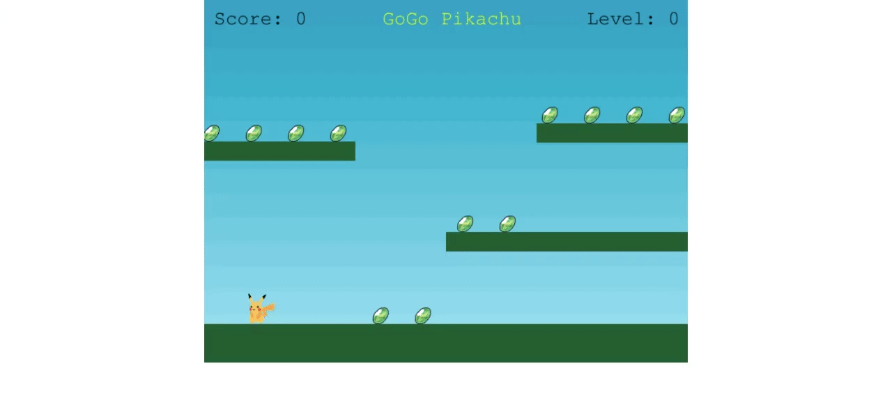 GitHub - brysonbw/gogo-pikachu: A 2D Phaser HTML5 Platform Game