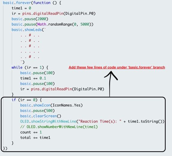Make It Reaction Timer Project Code Detector Microbit At Lets 
