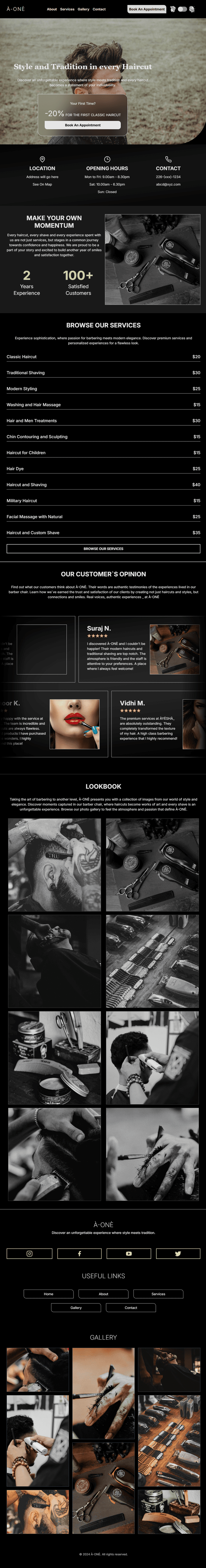 GitHub - shivamkcode/Salon: A salon website made using Next Js 14 using Typescript and tailwind ...