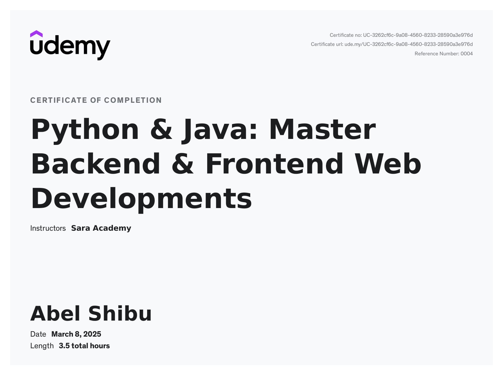 Abel Shibu Portfolio