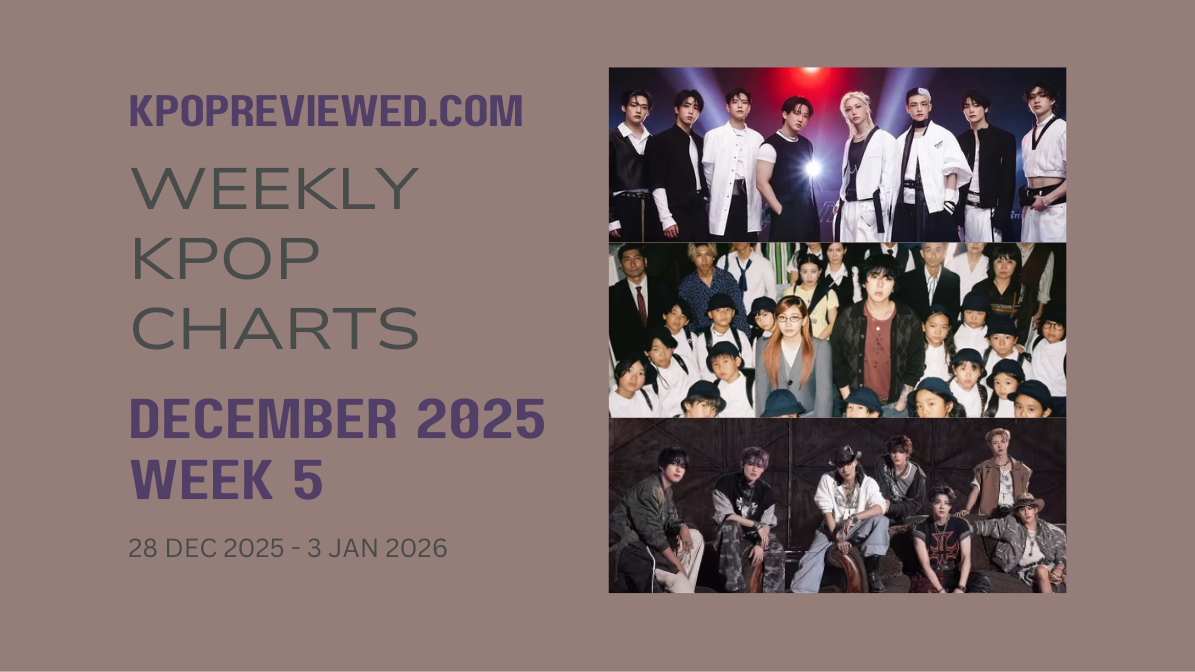 Weekly KPOP Chart: December Week 5 Highlights - KwaveBlog