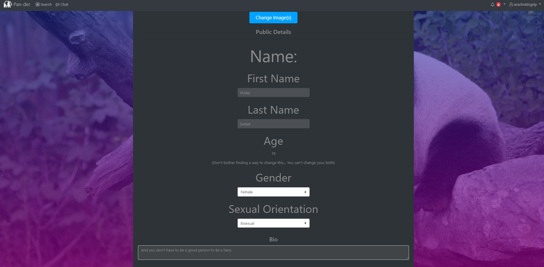 GitHub - PandaGears/Web-Matcha: not a tinder remake