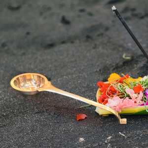 Traditional Brass Karpura Arathi | Karpoora Thattu | Camphor Burner ...