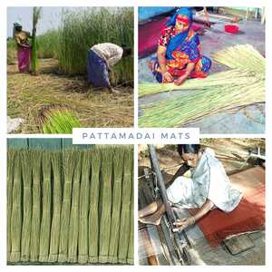 Hand woven Pattamadai Multi Colour Pai | Pattamadai Multi Colour Mat ...