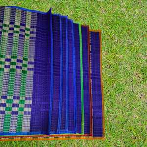 Hand woven Pattamadai Multi Colour Pai | Pattamadai Multi Colour Mat ...