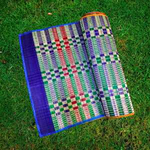 Hand woven Pattamadai Multi Colour Pai | Pattamadai Multi Colour Mat ...