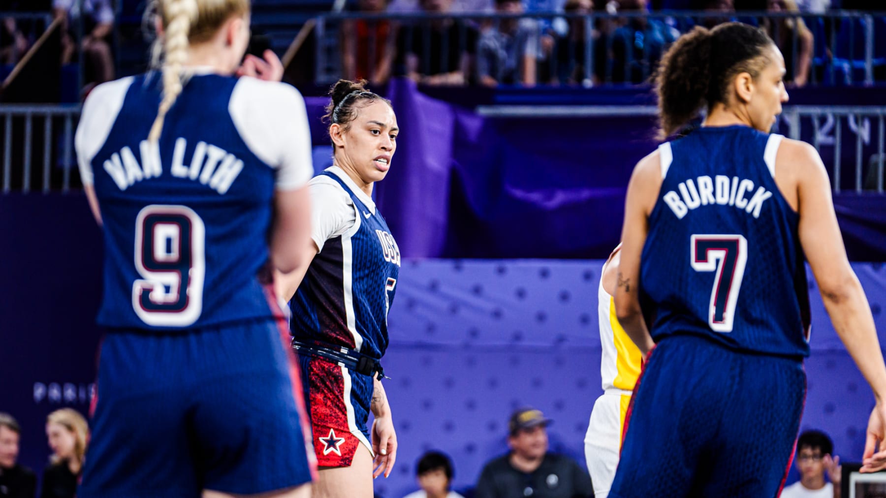 3x3 women defending champs USA break drought to edge Spain at Paris ...