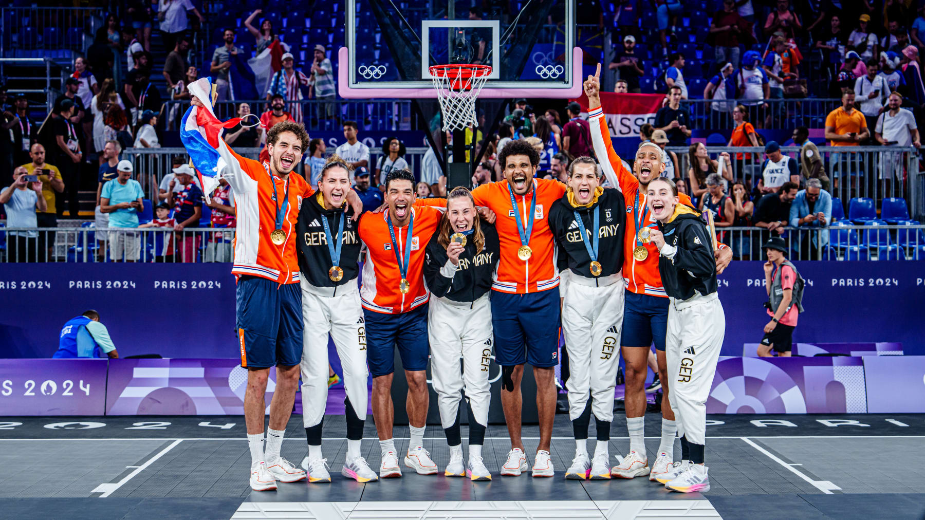 Netherlands and Germany win gold at 3x3 Basketball in Paris 2024 ...