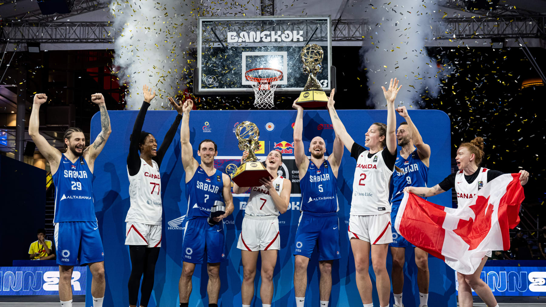 Serbia and Canada win first-ever FIBA 3x3 Sponsor | Red Bull Champions Cup