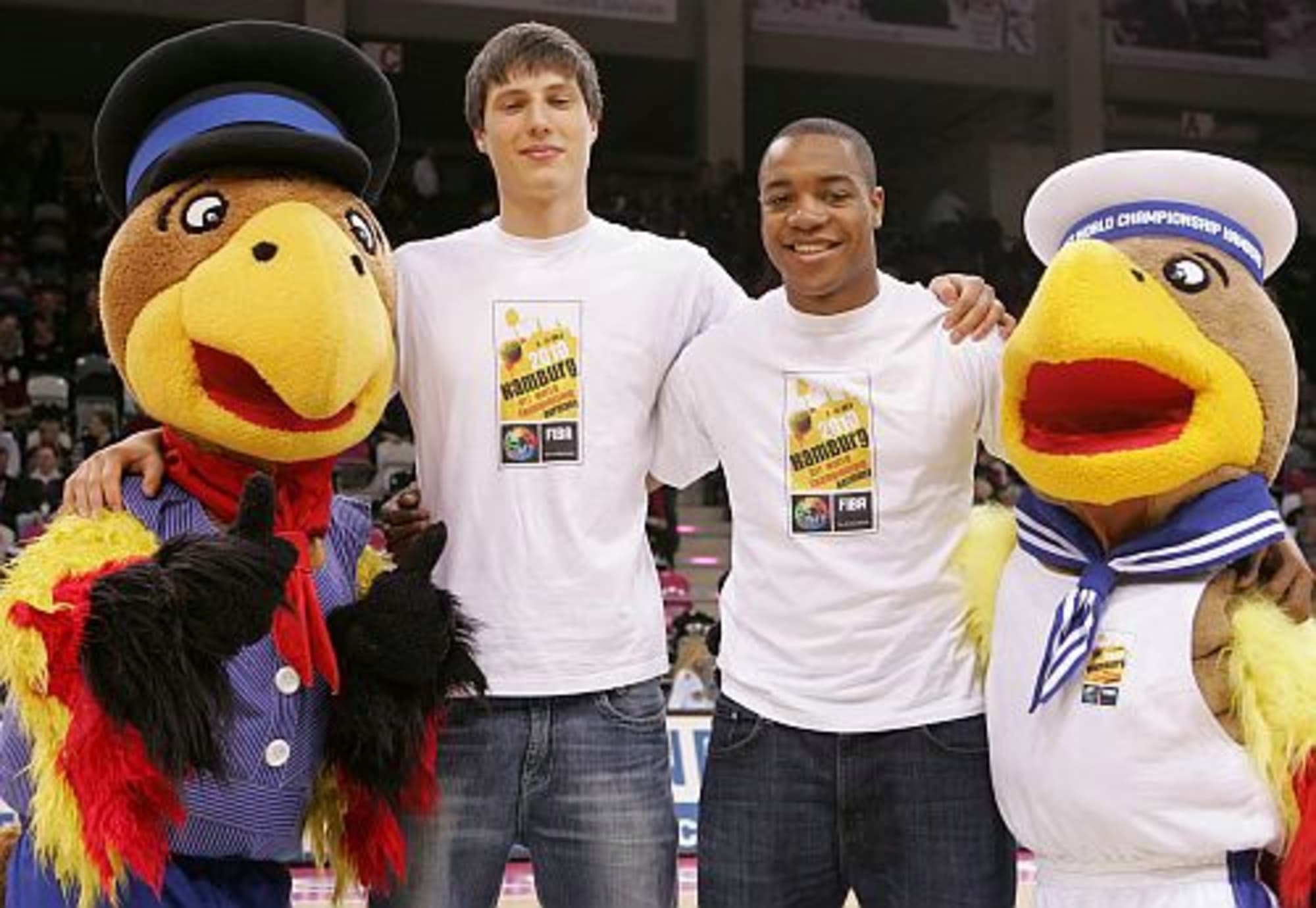 GER - FIBA U17 WCFM Mascots Siggi and Hein launched | FIBA Basketball