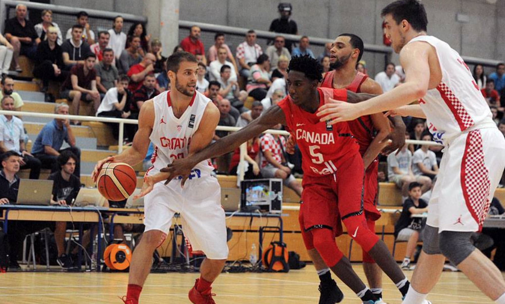 Canada beat Croatia in first OQT warm-up | FIBA Basketball