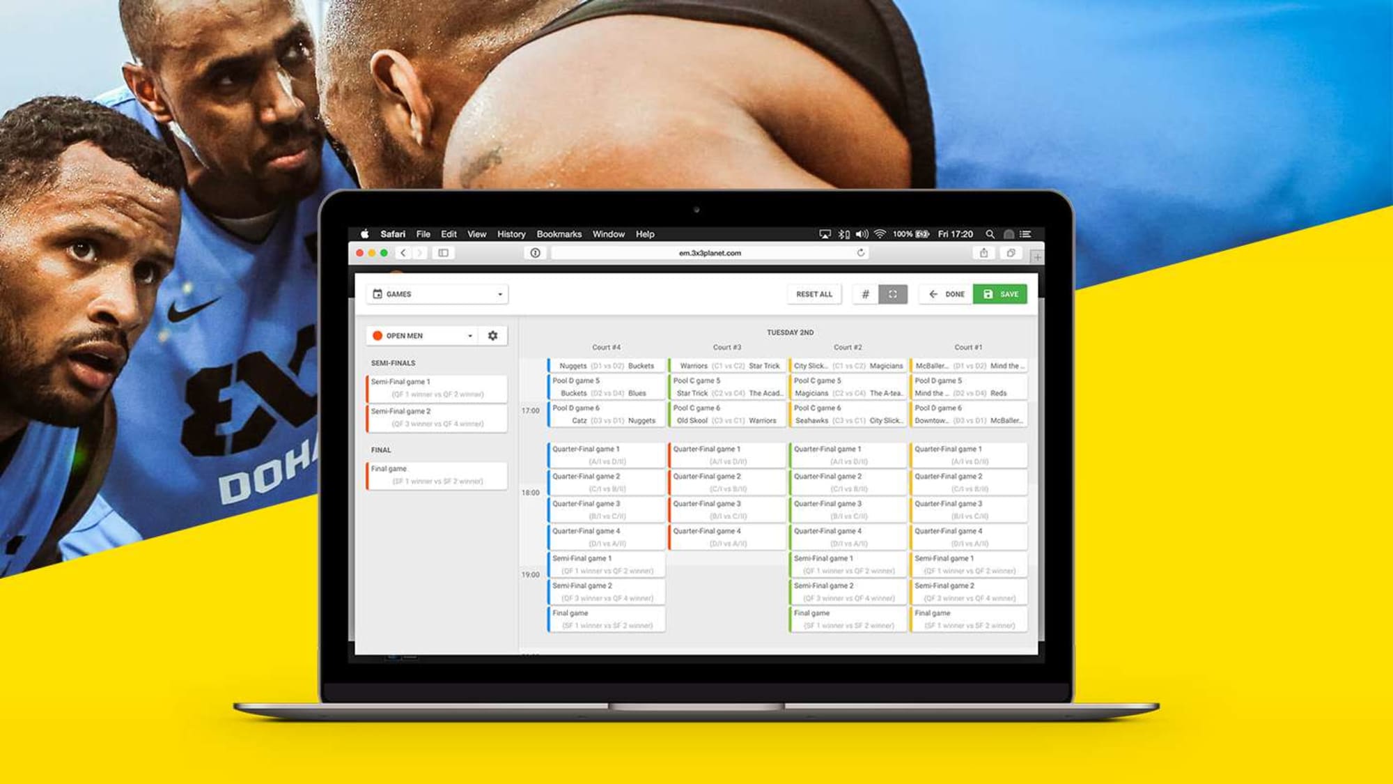 Introducing the web version of 3x3 Event Maker | FIBA Basketball