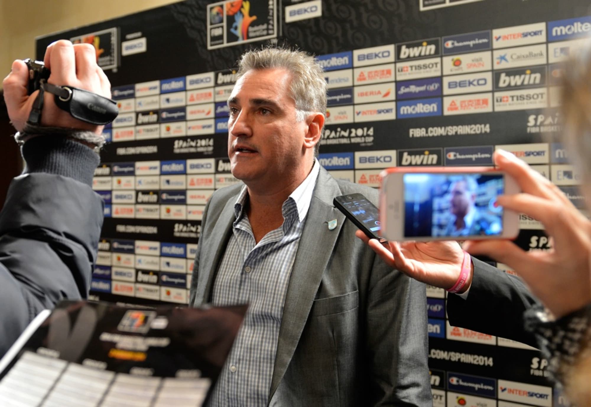 Argentina coach Julio LAMAS Final Draw reaction | FIBA Basketball