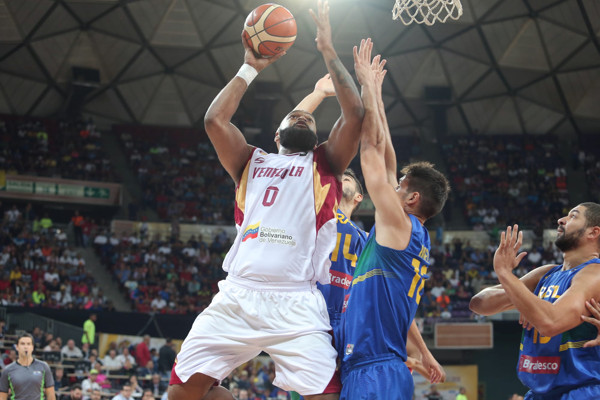 Venezuela defeat Brazil, set-up South American Semi-Finals | FIBA ...