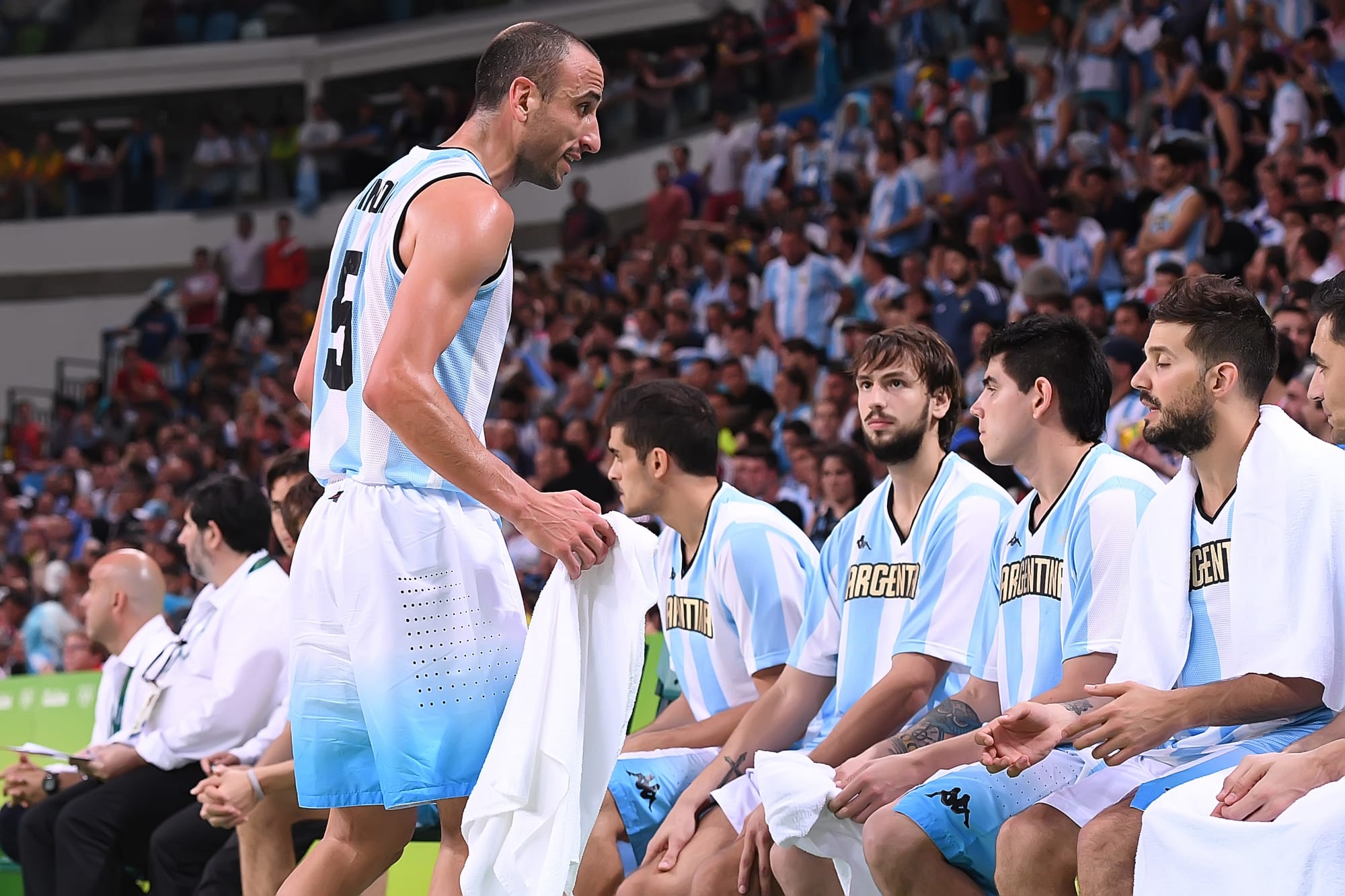 Manu encouraged by play of Argentina's less experienced players | FIBA ...