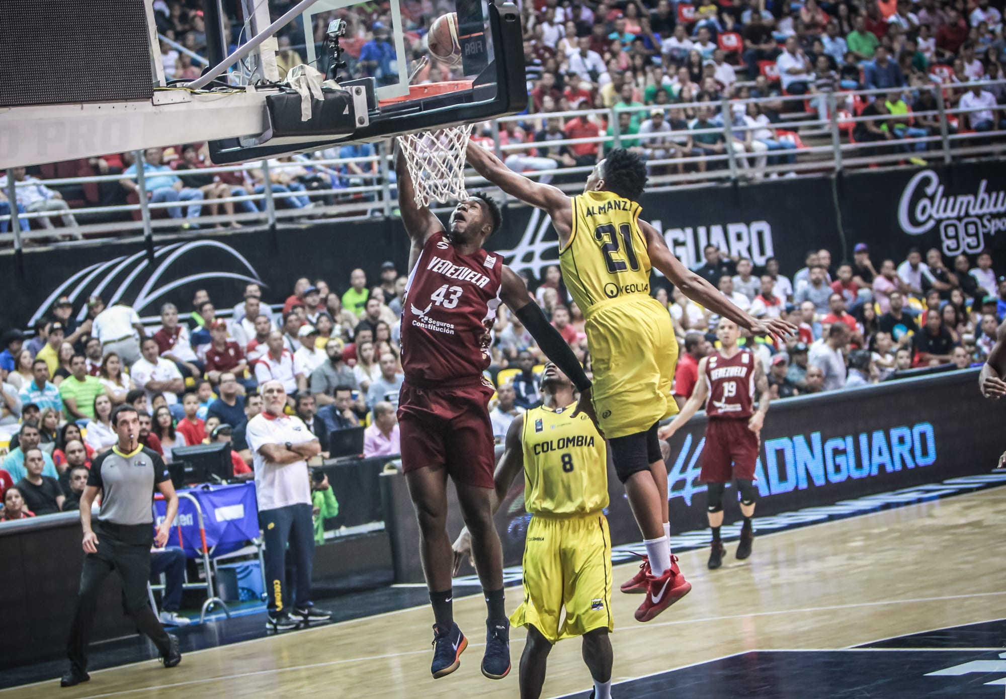 Venezuela fend off Colombia at home | FIBA Basketball