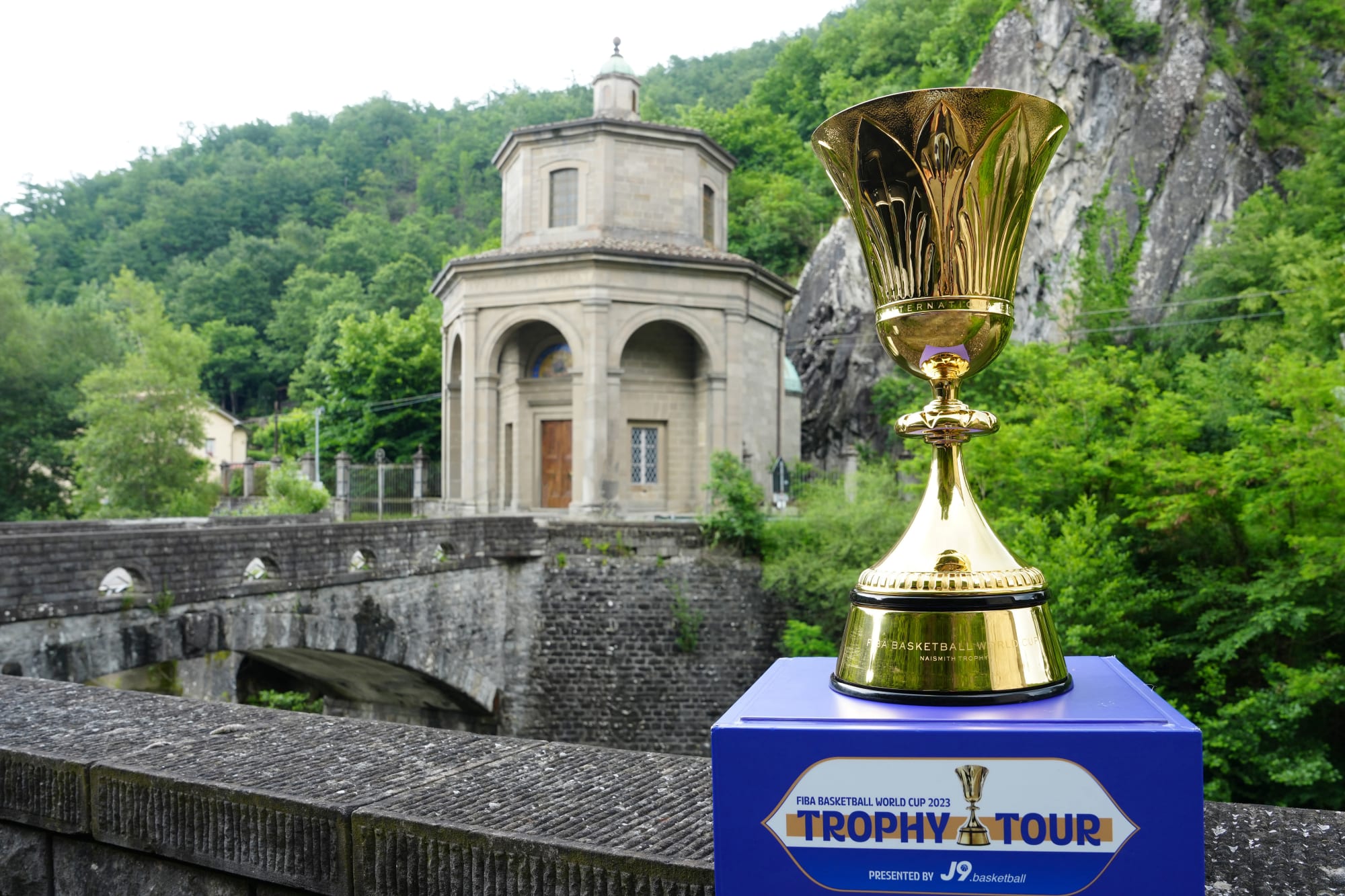 Naismith Trophy visits Italy, and patron saint of basketball | FIBA ...
