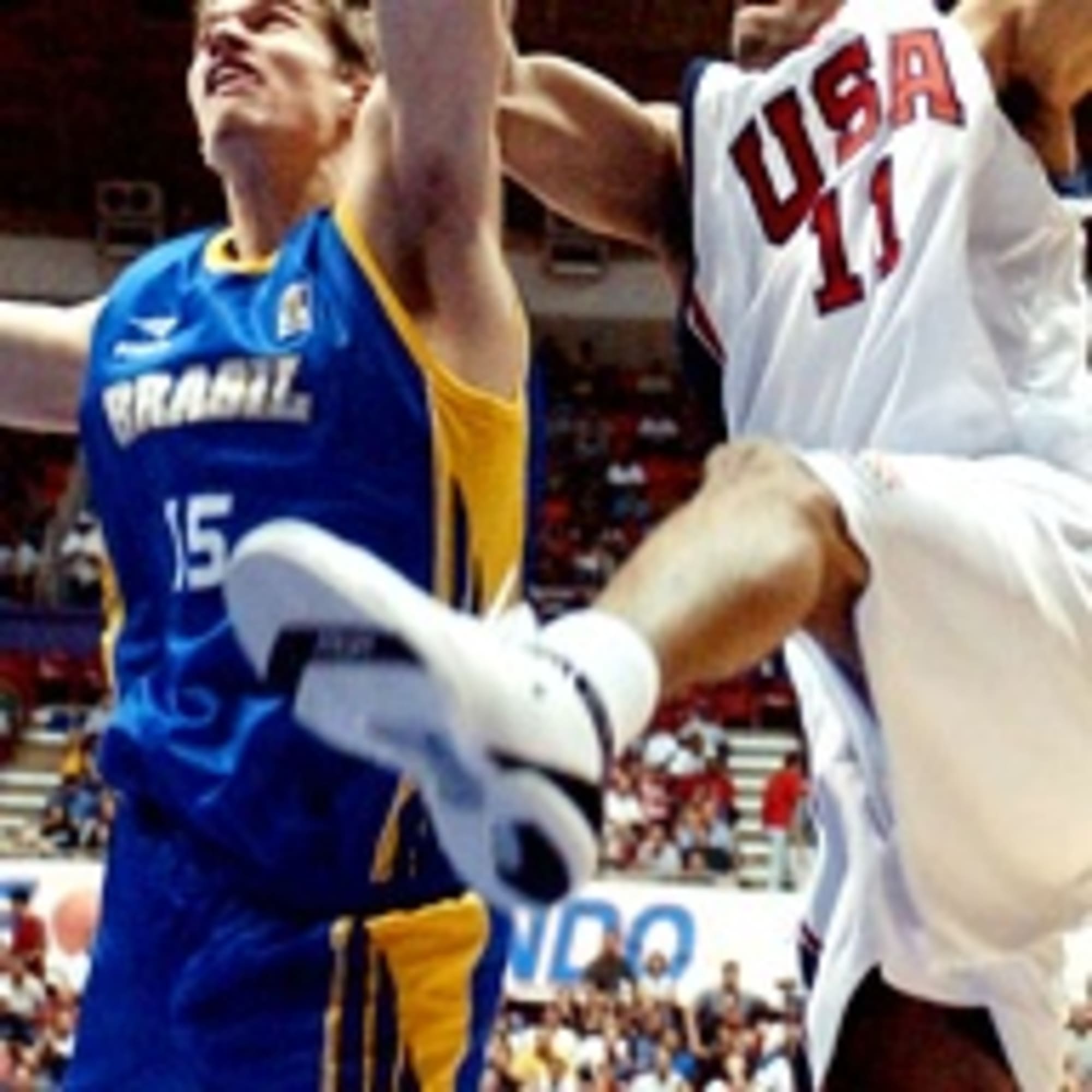 BRA - Brazil warm-up with Team USA clash | FIBA Basketball