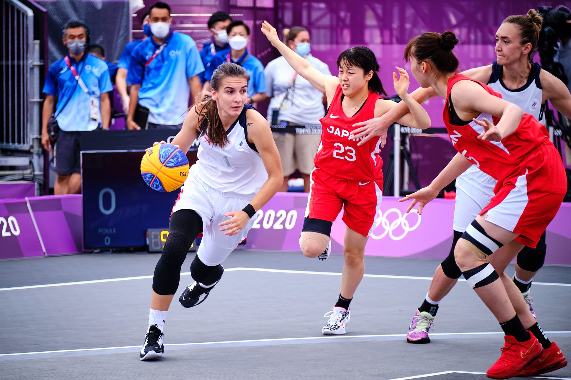 Russian Olympic Committee stun host Japan in first-ever 3x3 game at ...