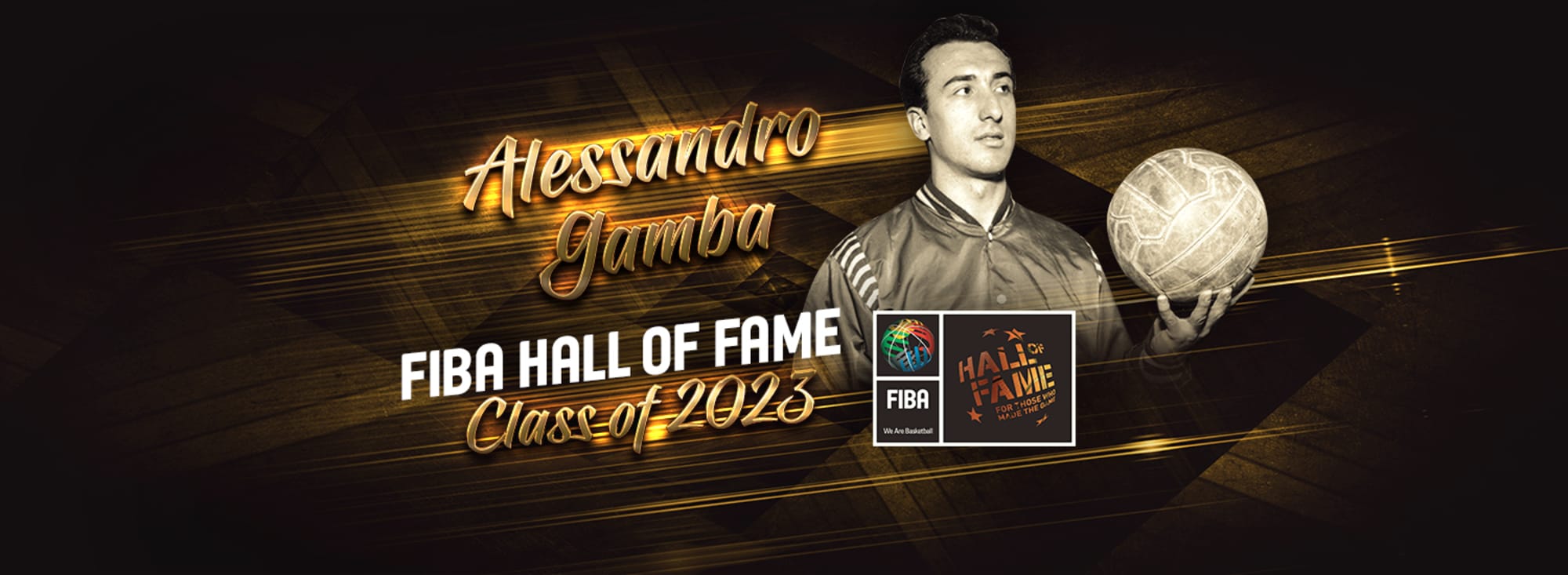 2023 Class of FIBA Hall of Fame: Alessandro Gamba | FIBA Basketball
