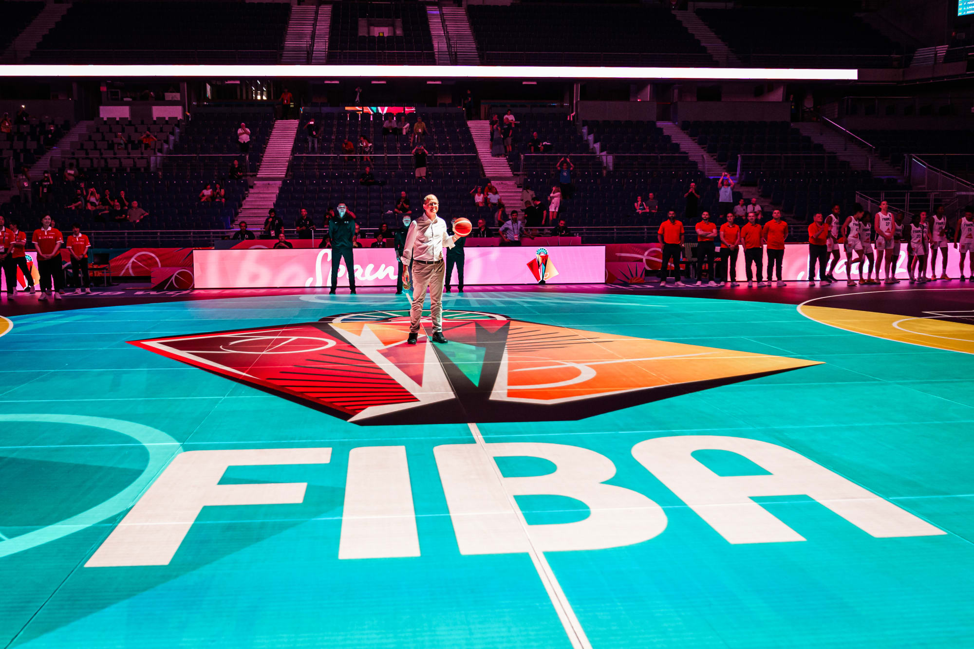 FIBA unveils innovative world-premiere ASB GlassFloor court in Madrid ...