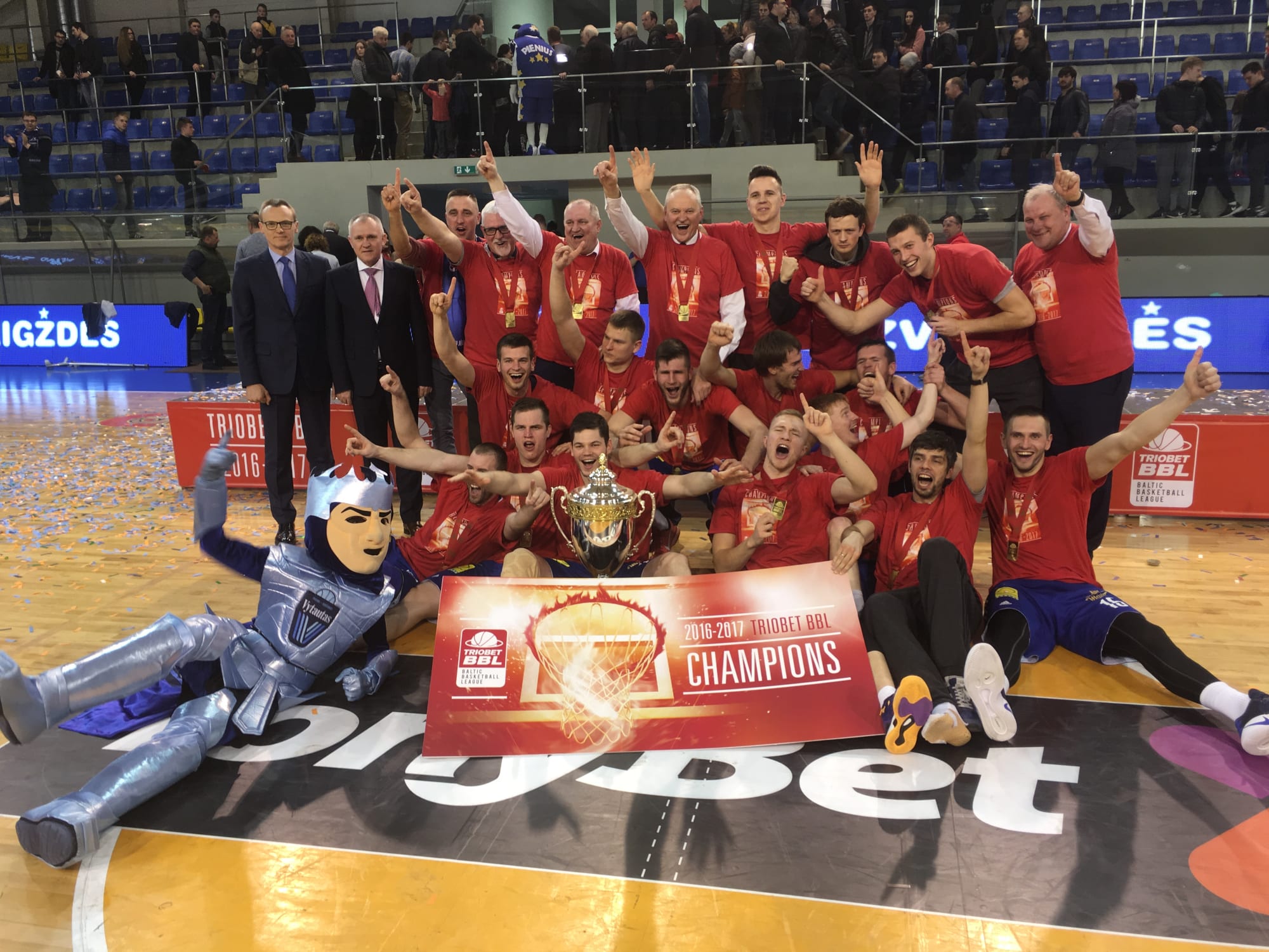 FIBA Europe Cup clubs crowd the Baltic Basketball League podium | FIBA ...