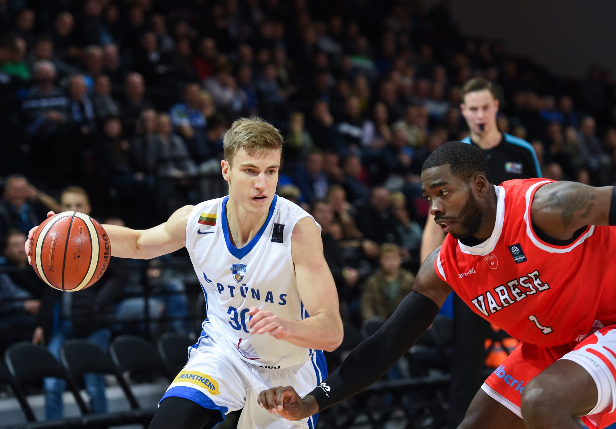Adomaitis´s Neptunas extend perfect start by rolling over Varese | FIBA ...