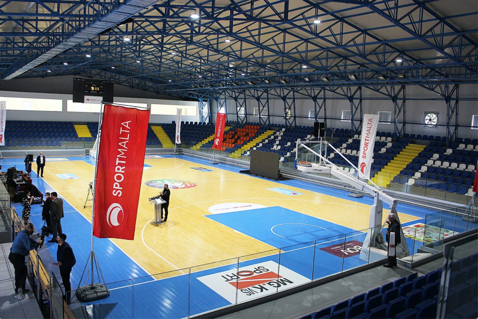 Refurbished Ta' Qali Basketball Sports Pavilion inaugurated in Malta ...