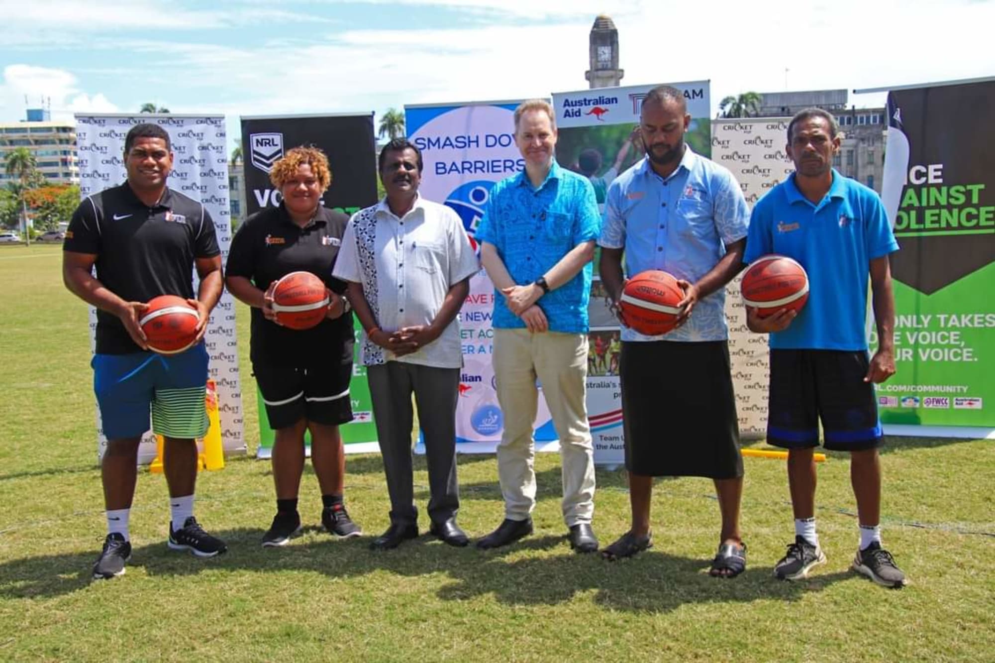 Basketball Fiji attend Team Up launch | FIBA Basketball