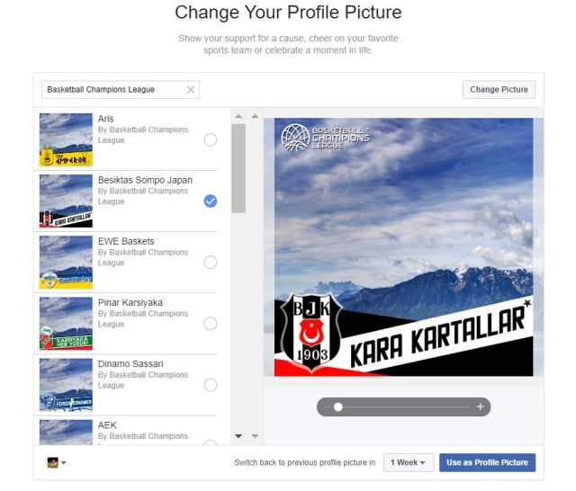 Basketball Champions League launches Facebook profile frames | FIBA ...